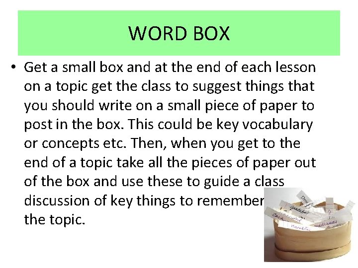 Pick a Plenary Ideas for Mathematics According to