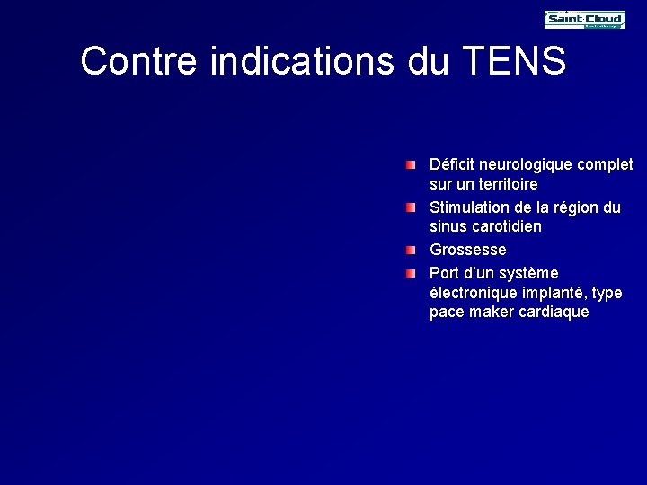 TENS La Neuro Stimulation Electrique Transcutane TENS V