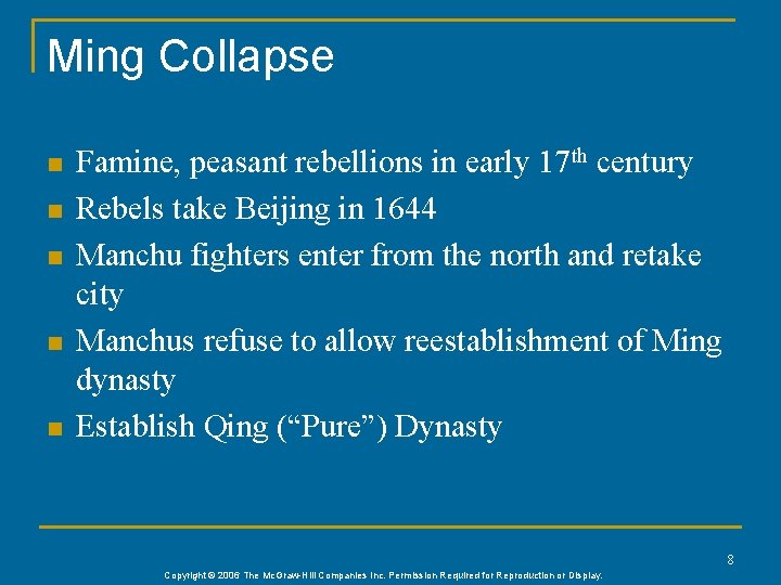 Chapter 27 Tradition and Change in East Asia