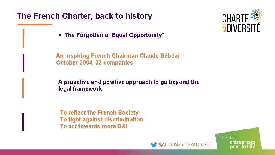 THE FRENCH DIVERSITY CHARTER A SUCCESSFUL STORY Charte