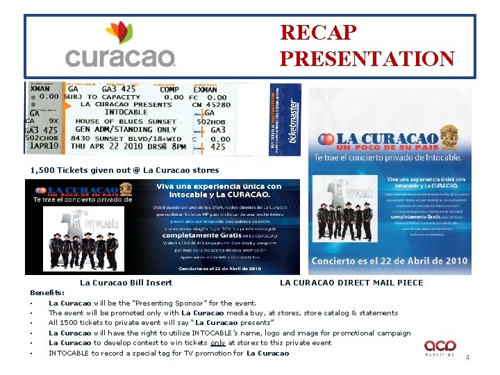 RECAP PRESENTATION PRESENTS The House of Blues Sunset