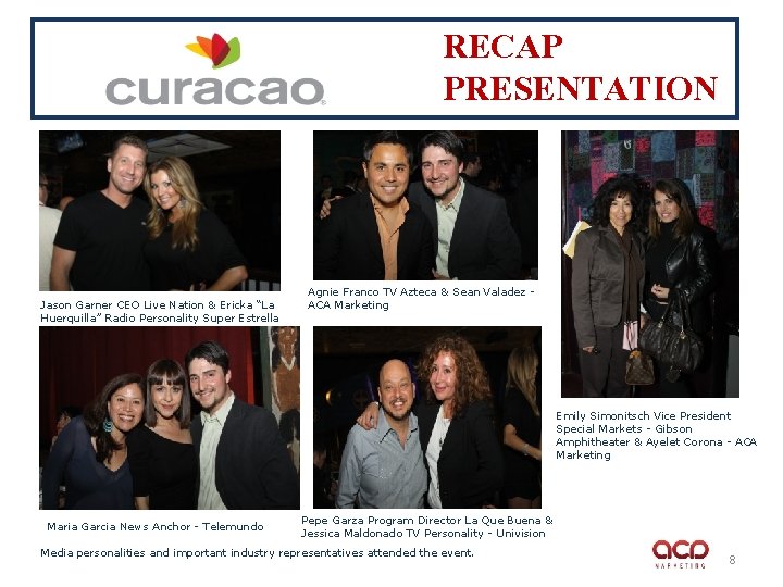 RECAP PRESENTATION PRESENTS The House of Blues Sunset