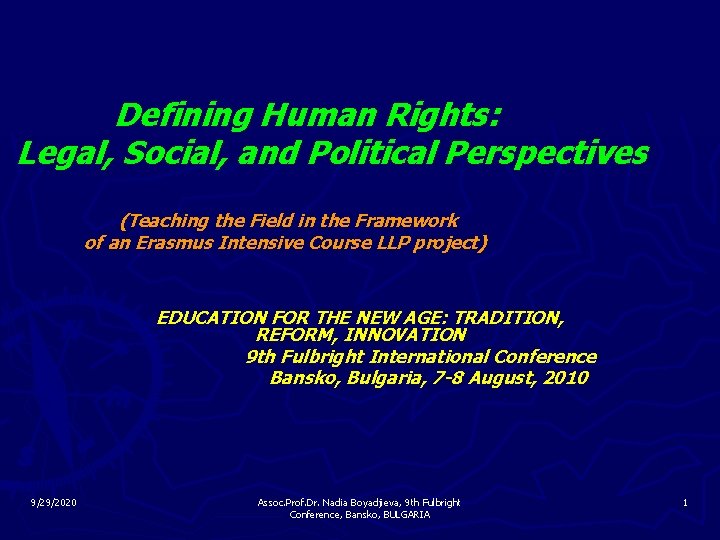 Defining Human Rights Legal Social and Political Perspectives