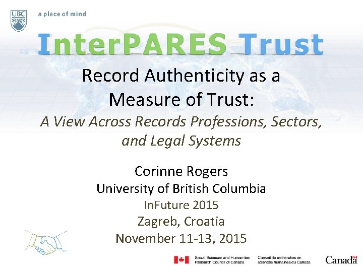 Record Authenticity as a Measure of Trust A
