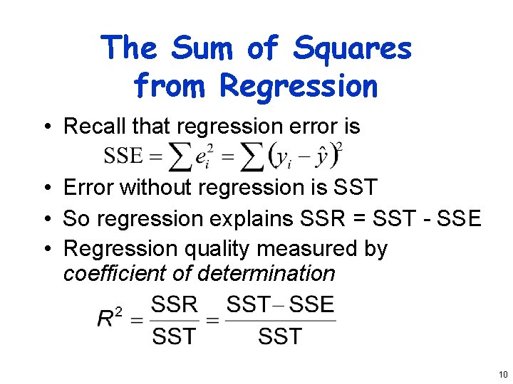 Linear Regression Models Andy Wang CIS 5930 Computer