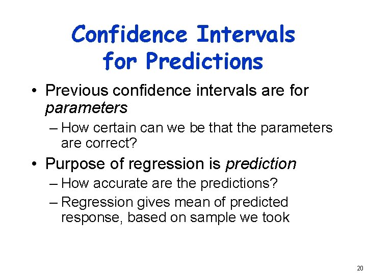 Linear Regression Models Andy Wang CIS 5930 Computer