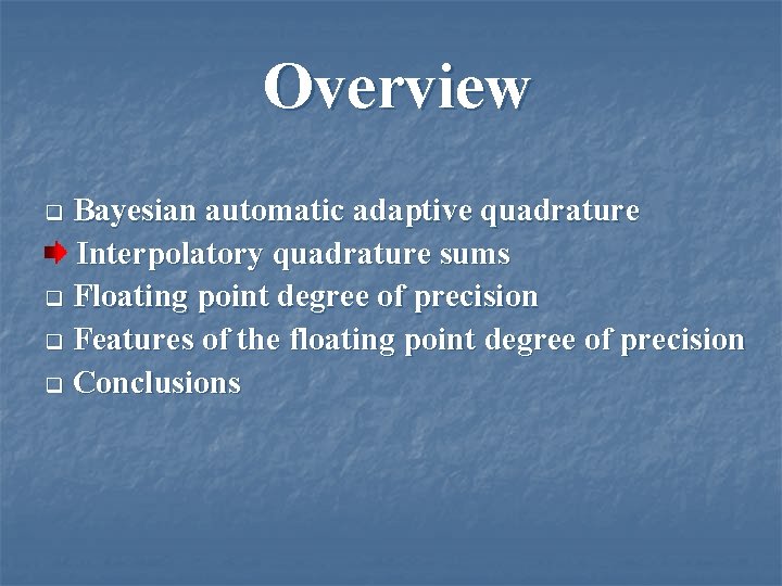 Floating Point Degree of Precision in Numerical Quadrature