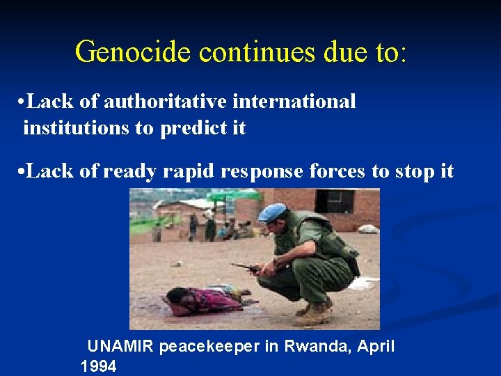 The Eight Stages of Genocide Dr Gregory Stanton