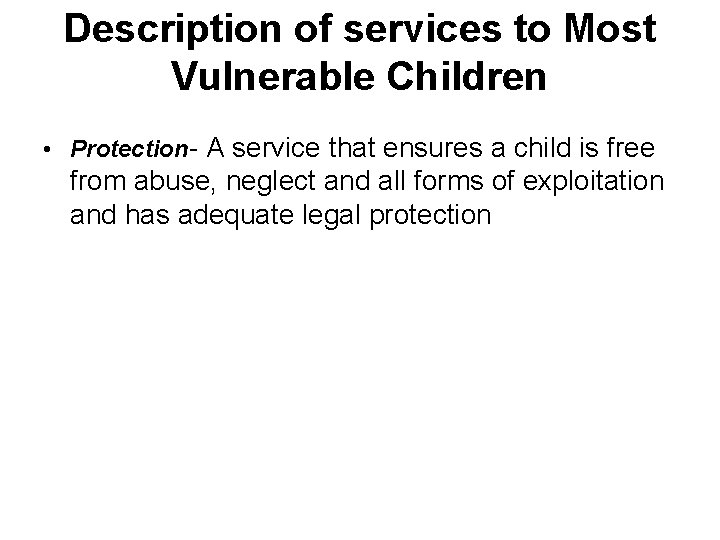 Learning to Work with Orphans and Vulnerable Children