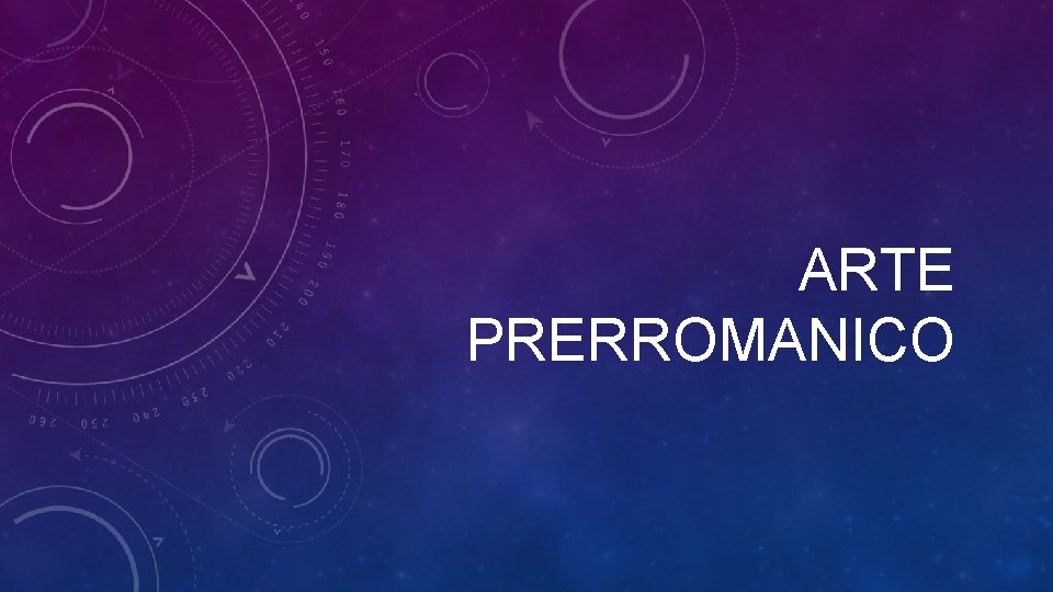 ARTE PRERROMANICO Se denomina arte prerromnico al primer