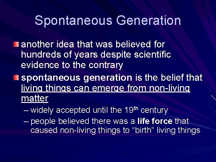 Science 10 Unit C BIOLOGY Chapter 1 The