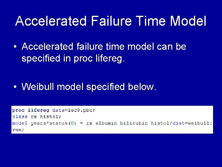 Lecture 9 Agenda Survival Analysis Part II Review