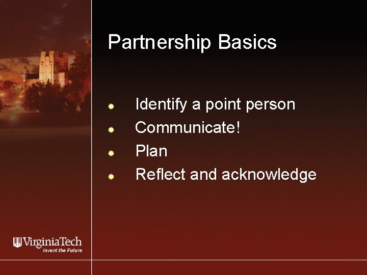 The Virginia Tech Model for Student Engagement Forging