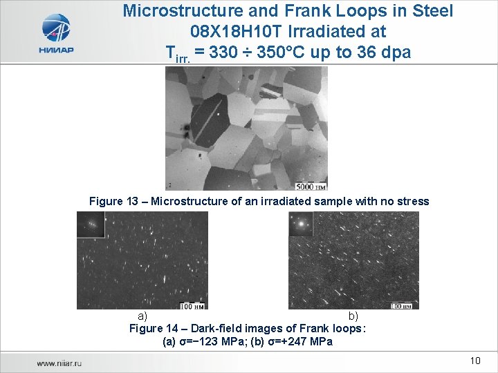 RADIATION CREEP AND SWELLING IN STEEL 08 18