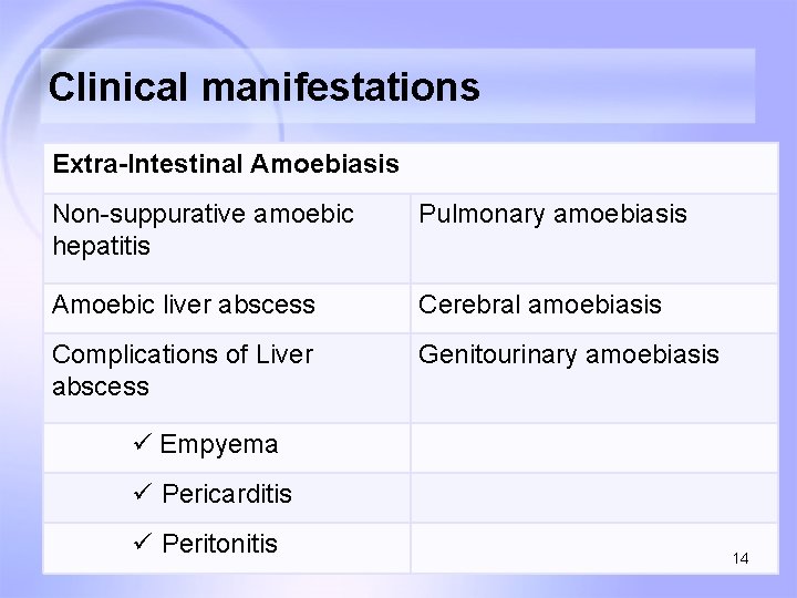 AMOEBAE 1 Entamoeba histolytica Morphologic forms 1 Active