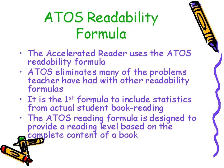 The Accelerated Reader Program By Carrie Rice Erin