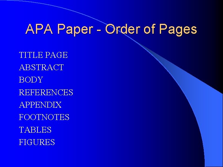 APA Essentials th 6 Structure and Formatting Guided