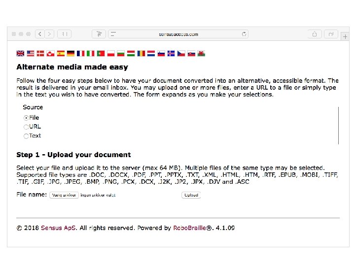 Sensus Access LMS Easing the way to accessible