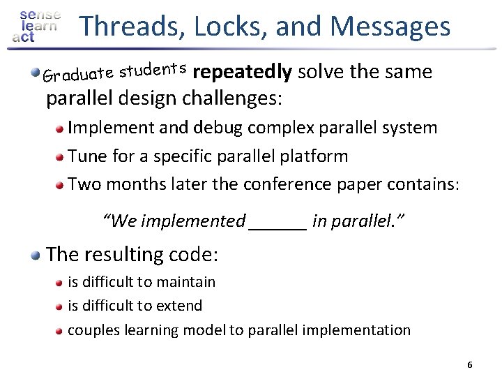 A Framework for Asynchronous Parallel Machine Learning Joseph