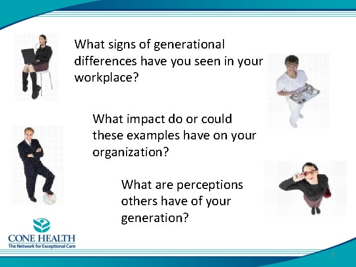 Understanding the Generations Joan H Evans PT MBA