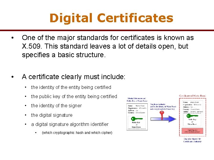Digital Signatures Why Digital Signatures To provide Authenticity
