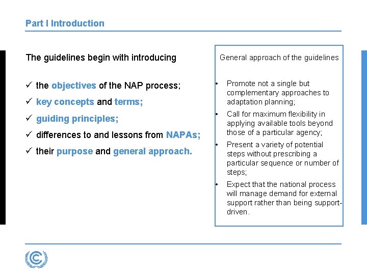 Introducing the NAP technical guidelines Thinley Namgyel LEG