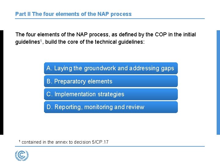 Introducing the NAP technical guidelines Thinley Namgyel LEG