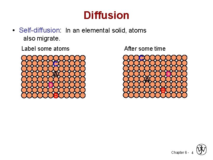 Chapter 6 Diffusion ISSUES TO ADDRESS How does