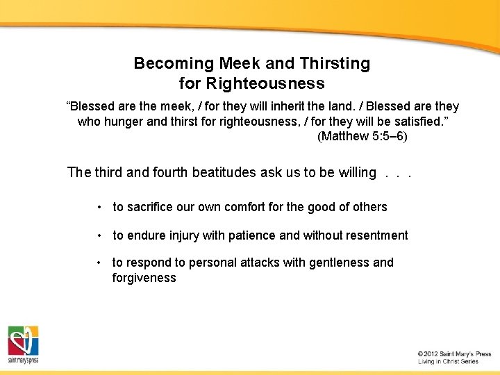 Living Justly Catholic Social Teaching Unit 8 Document