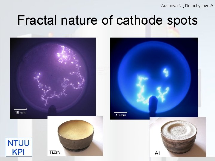 Fractal modeling of vacuum arc cathode spots Ph