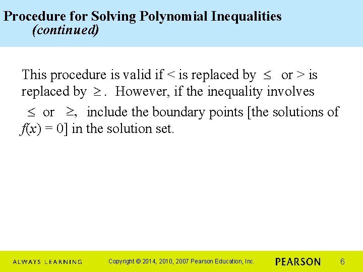 Chapter 3 Polynomial and Rational Functions 3 6
