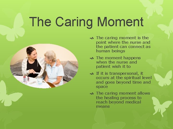 Jean Watson Nursing is Caring Bonter Belinda Hernandez