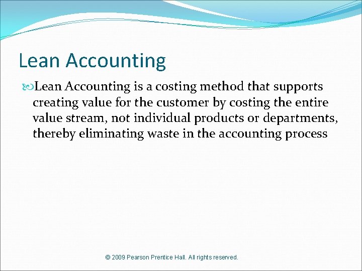 CHAPTER 20 Inventory Management JustinTime and Simplified Costing