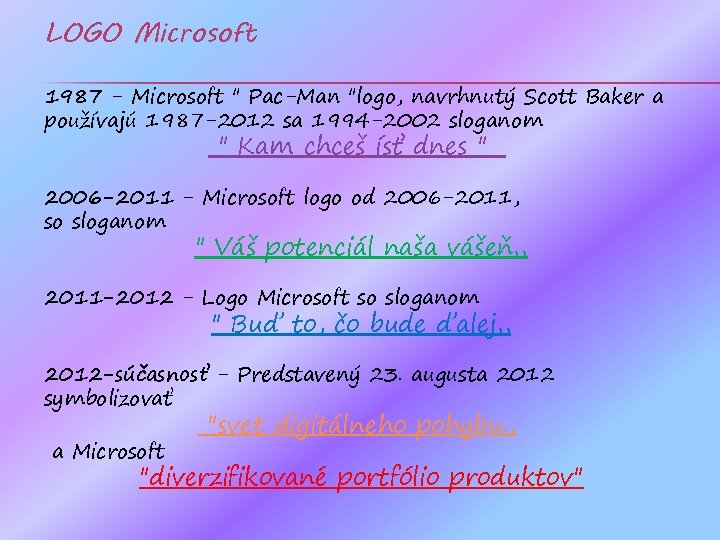 MICROSOFT OFFICE MICROSOFT Monika aiarov 2 P MICROSOFT