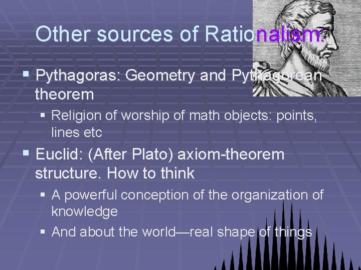 Review Start of Western philosophy metaphysics Explanatory scienceThales