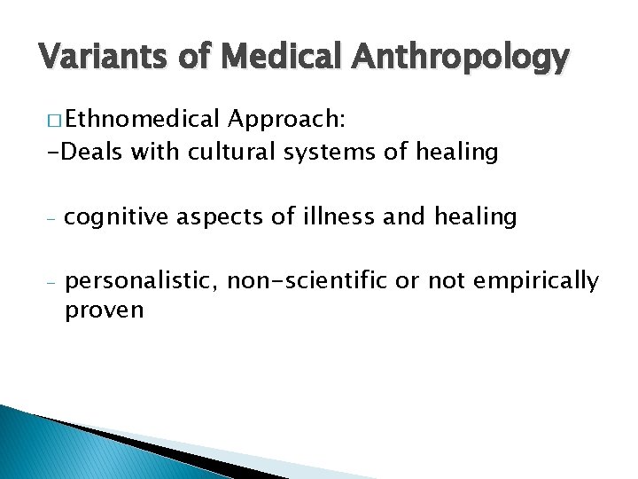 MEDICAL ANTHROPOLOGY COURSE Dr Perpetual Crentsil Puh Tel