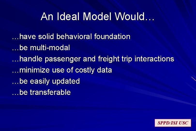 The Argos Freight Modeling Project Presentation to SCAG