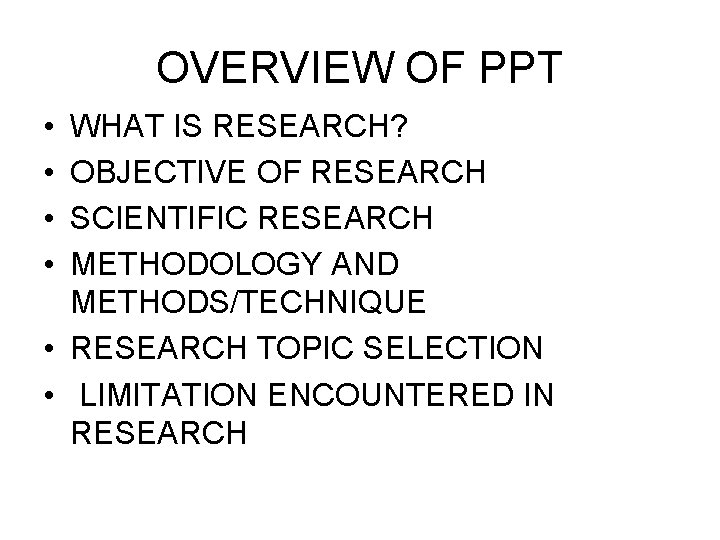UNIT 1 FOUNDATION OF RESEARCH BY DR K