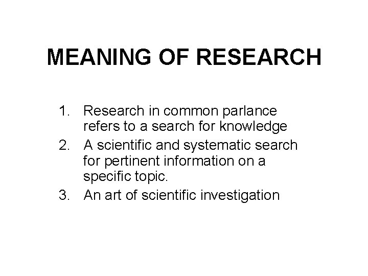 UNIT 1 FOUNDATION OF RESEARCH BY DR K