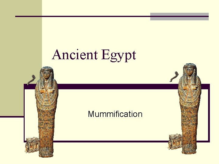 Ancient Egypt Mummification OPENING OF THE MOUTH n