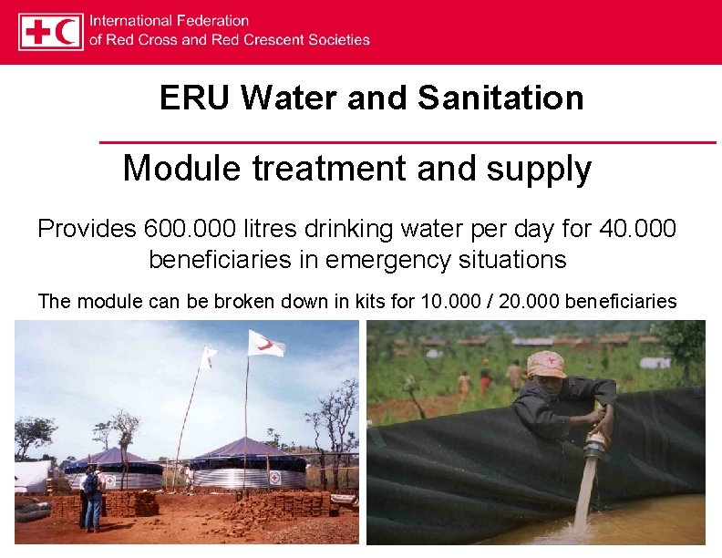 Emergency Response Units ERUs IFRC disaster response tool