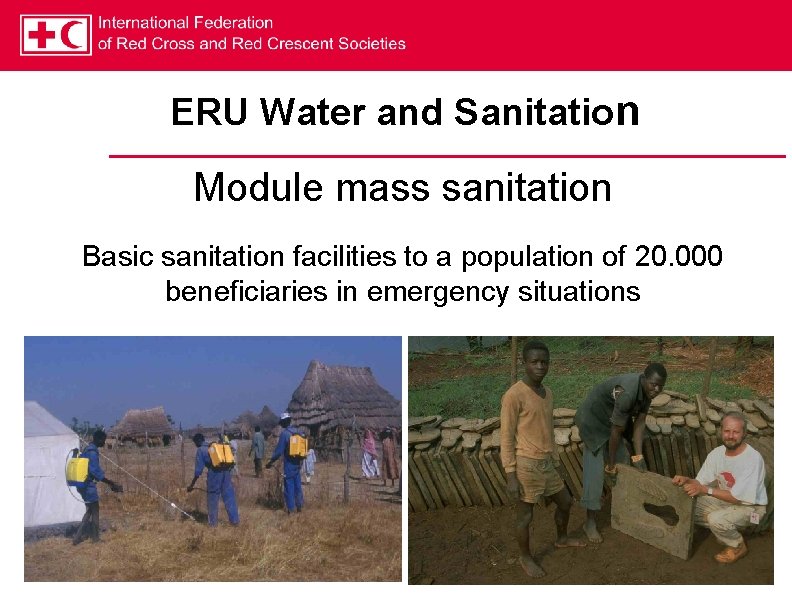 Emergency Response Units ERUs IFRC disaster response tool