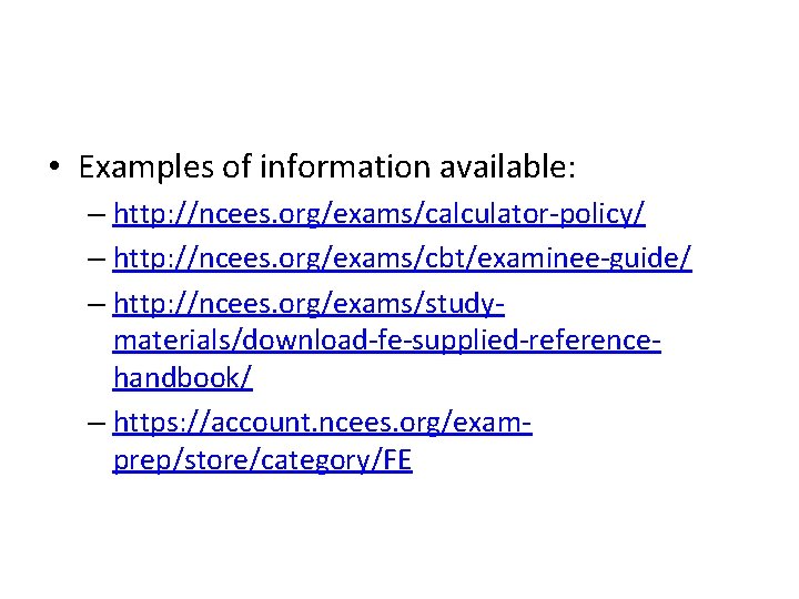 FE Exam Basics you need to know where