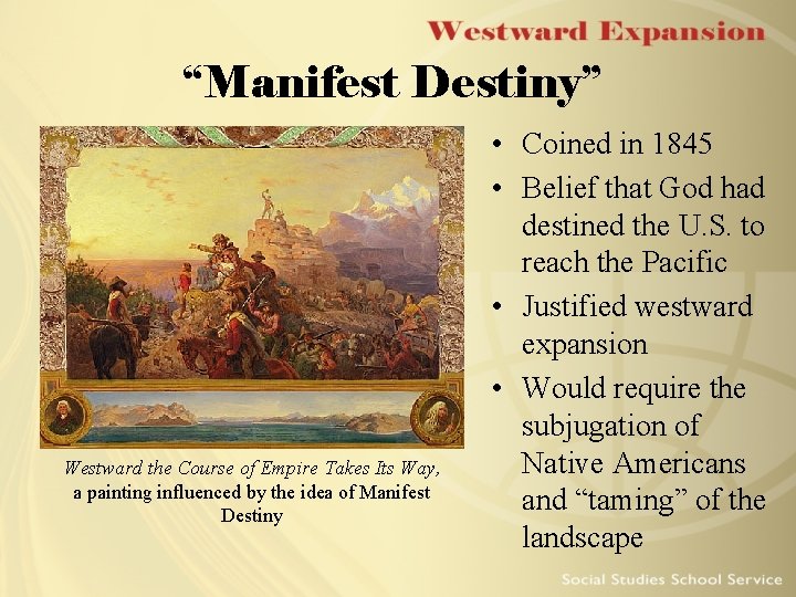 Westward Expansion Essential Questions Why did Americans of