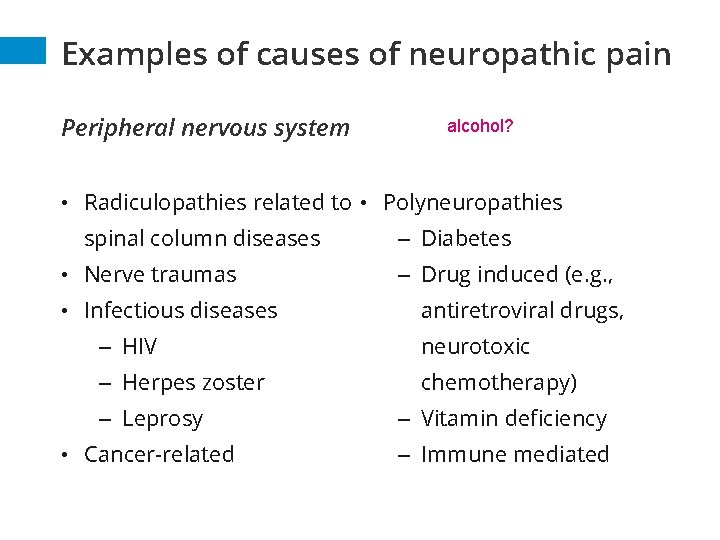 International Pain School Treatment of neuropathic pain High
