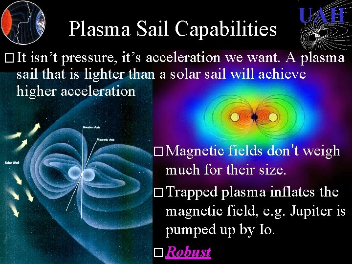 UAH Can Ultralight Sails be made from Dust