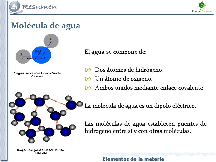 La base de la vida Elementos de la