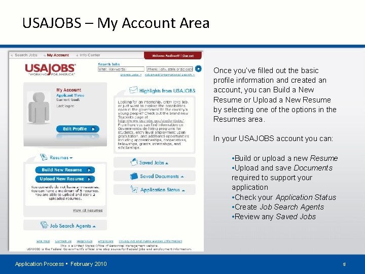 Application Process USAJOBSApplication Manager USA STAFFING OPMS AUTOMATED