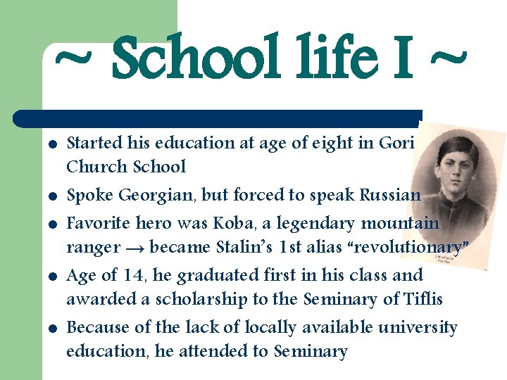 Stalin By Jessie Cheung History Presentation Basic Information