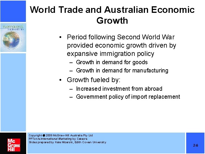 Chapter 2 The Dynamic Environment of International Trade